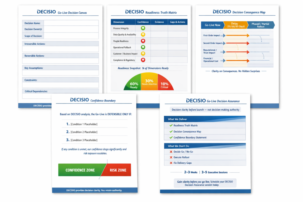 Go-Live Readiness – DECISIO